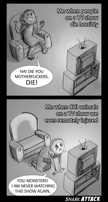 Snark Attack – Violent Reaction | OCD Girl